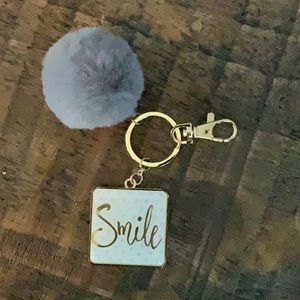 GANZ | Accessories | Nwot Ganz Pom Smile Keychain | Poshmark